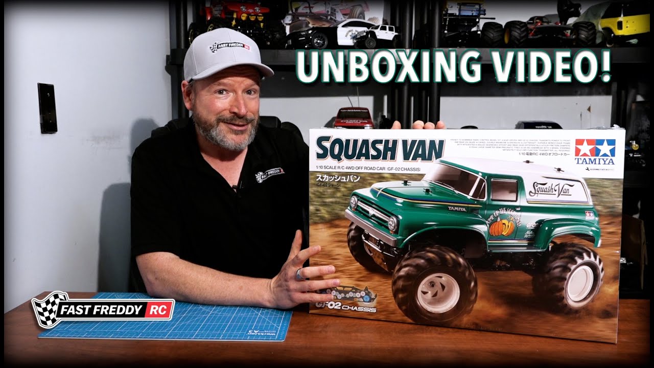 Unboxing the NEW Tamiya Squash Van on the NEW GF-02 Chassis!! - YouTube