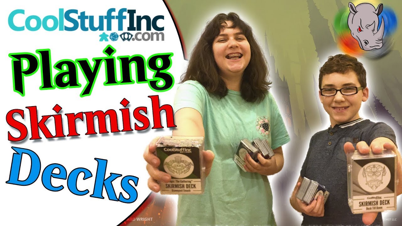 🎮MTG Playing Skirmish Decks by CoolStuffInc - YouTube