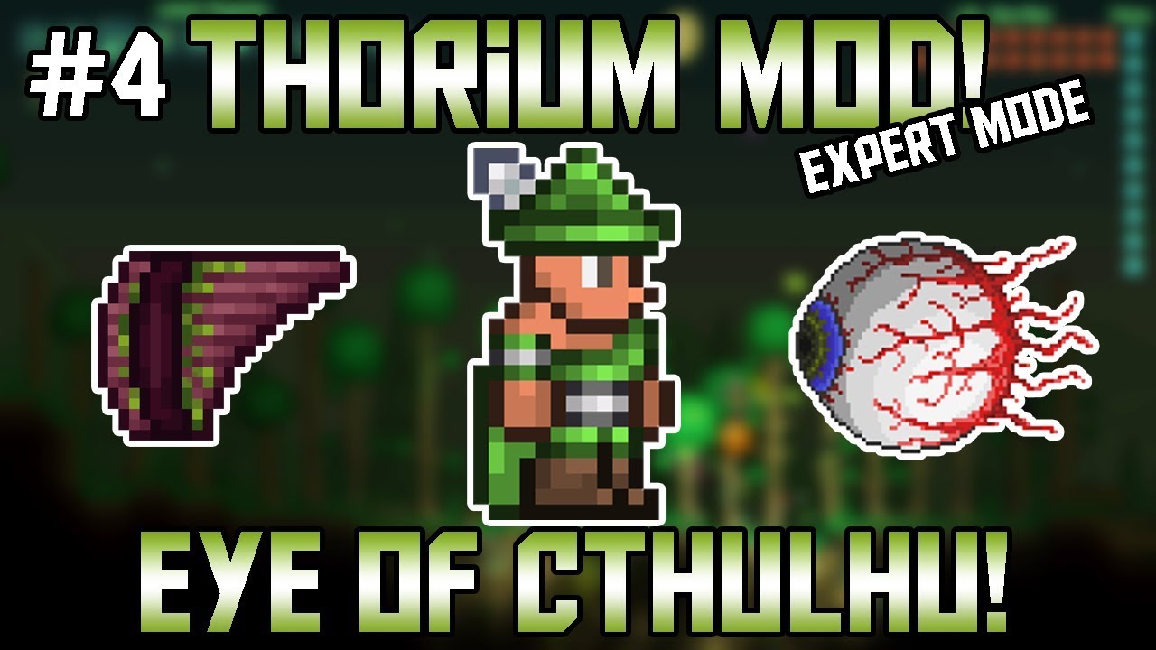 Eye of Cthulhu Bard Fight! Thorium Mod Expert Mode Bard Let's Play ...