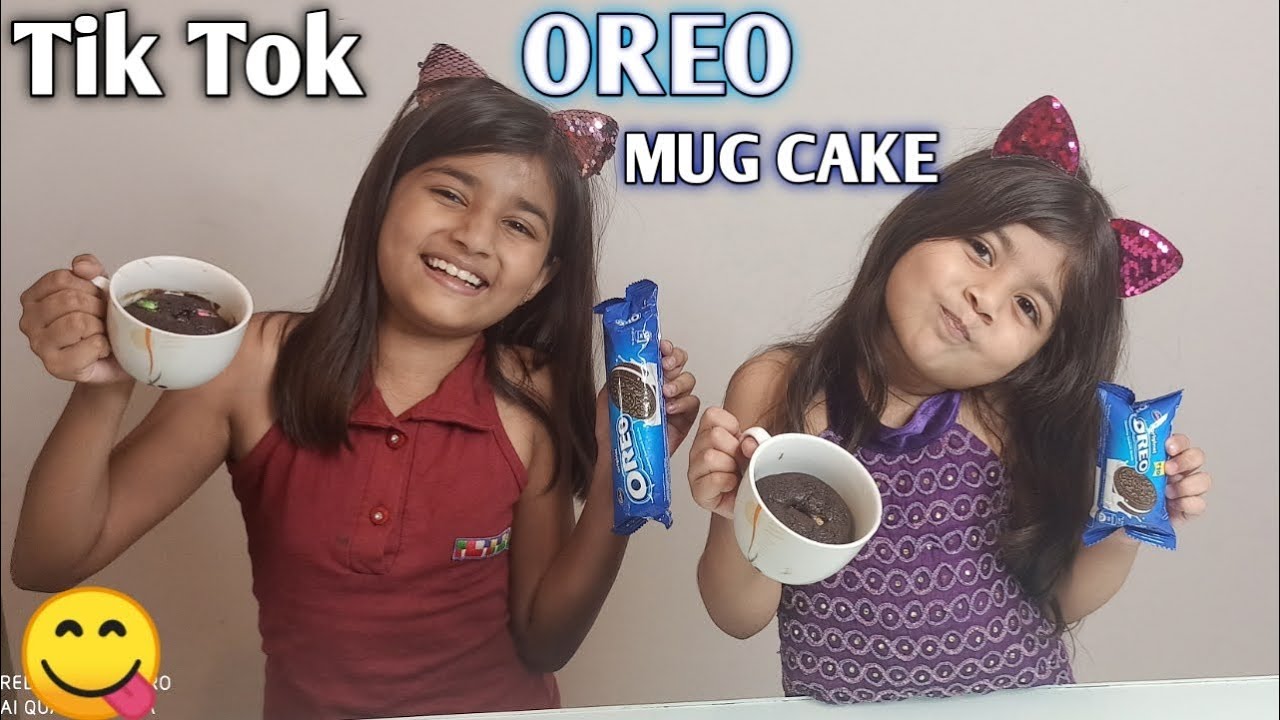 Viral TIK TOK Oreo Mug Cake | KIDS COOKING | Zynzoe - YouTube