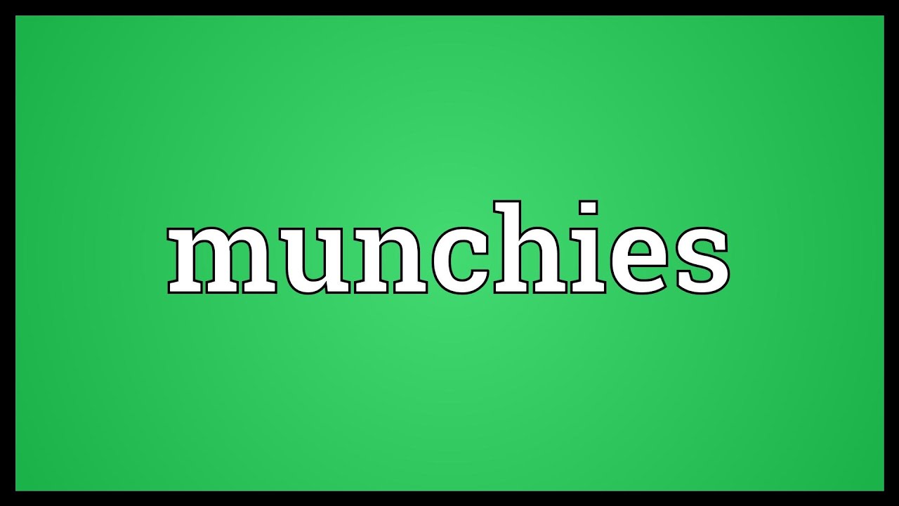 Munchies Meaning - YouTube