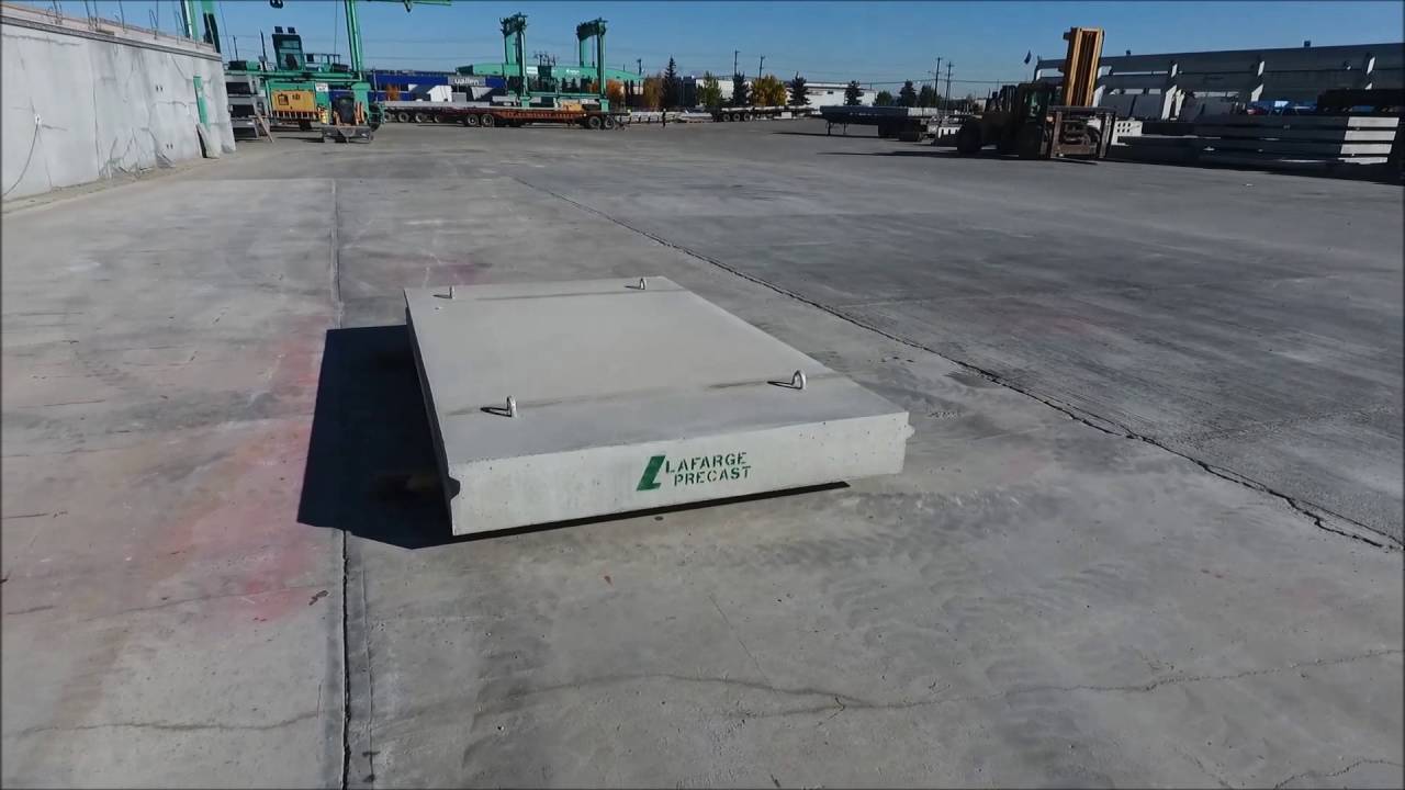 Precast Concrete Slabs Edmonton by Lafarge Precast - YouTube