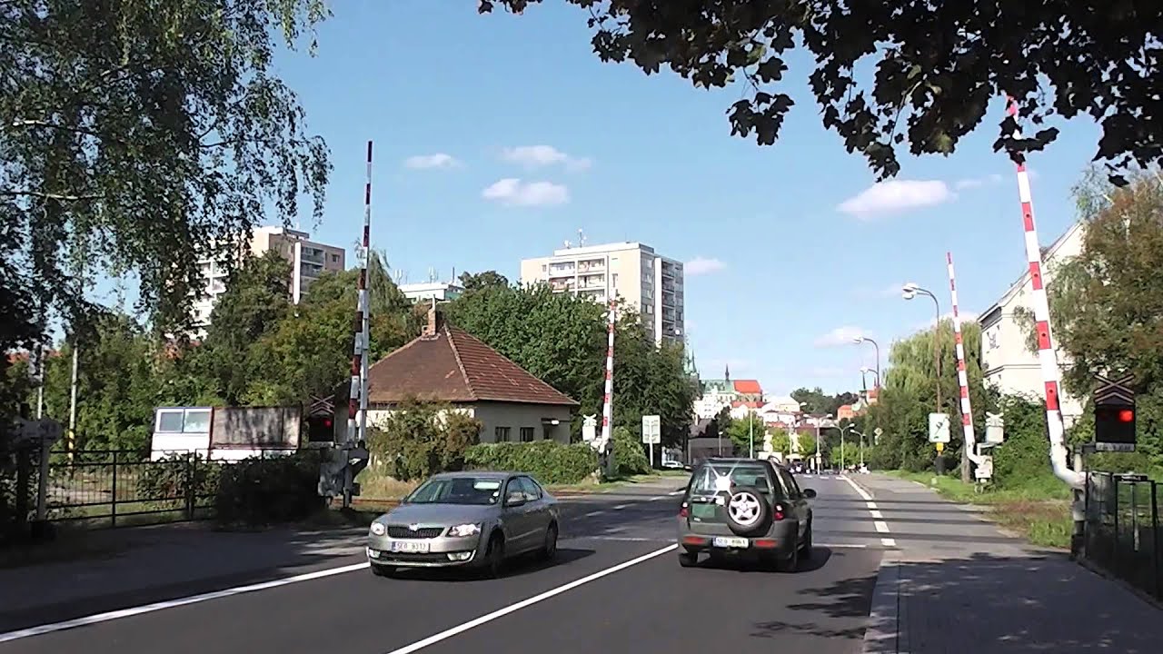 Železniční přejezd SSSR Chrudim #1 [P5343] - 28.8.2014 / Czech railroad ...