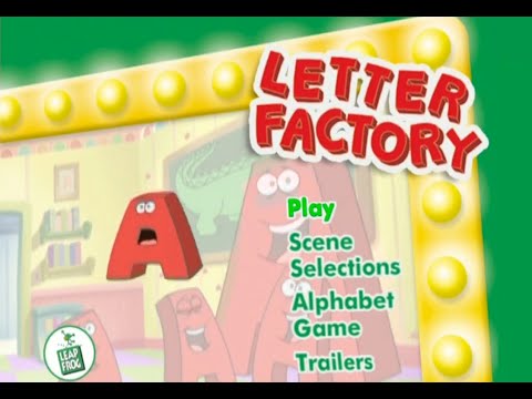 Leapfrog: Letter Factory dvd menu and previews