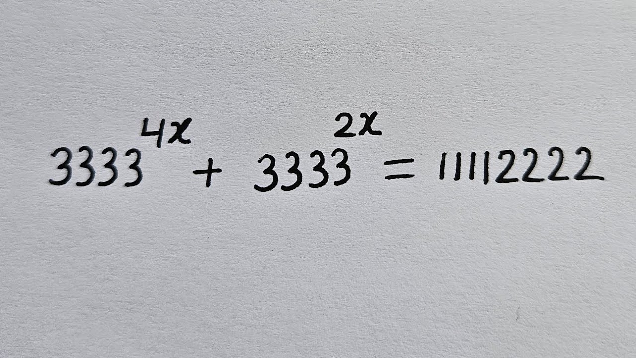 A Nice Math Olympiad Question Solve For Xmath Matholympiad Youtube 0742