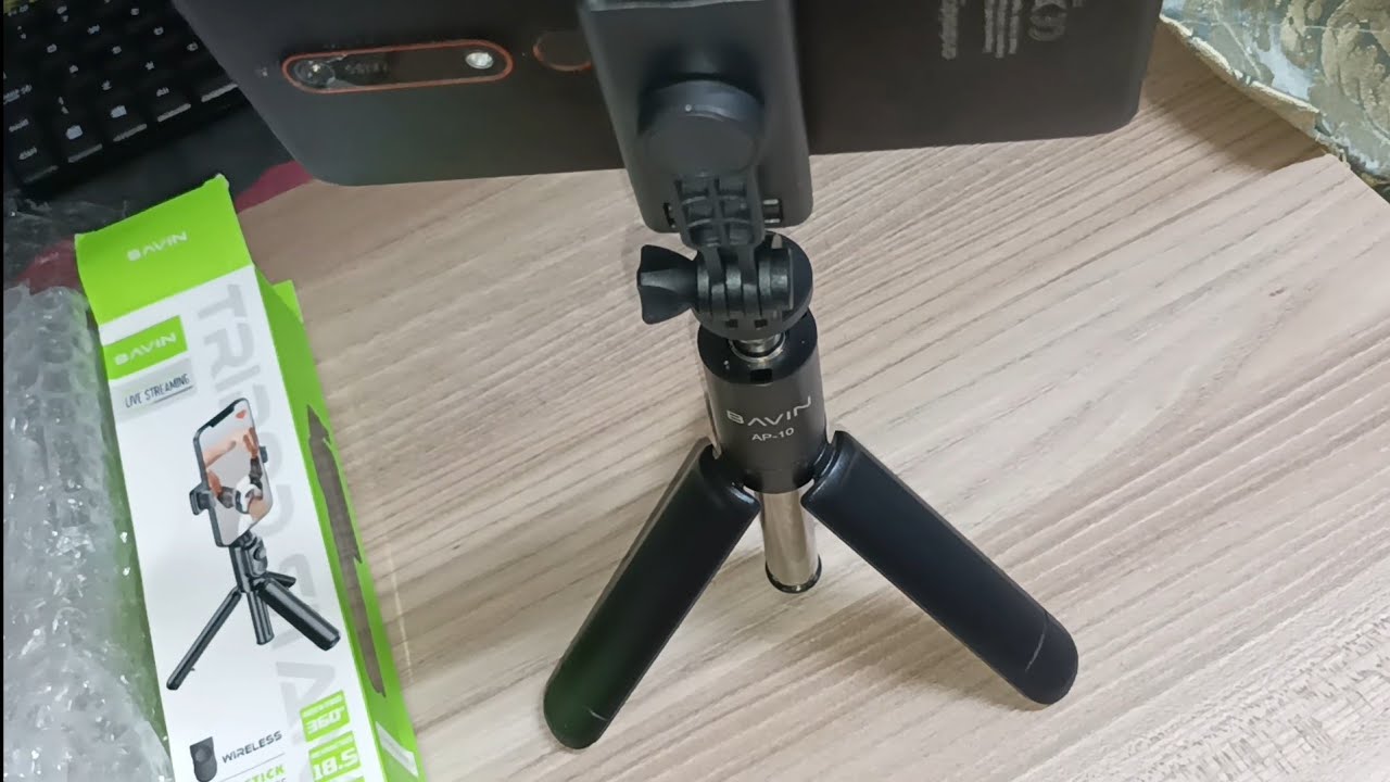 Best Budget Phone Tripod With Remote Control: Bavin AP-10 Tripod With ...