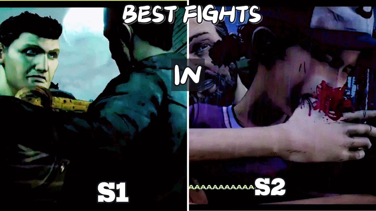 The Best Fight Scenes In TWD S1 And S2 - YouTube