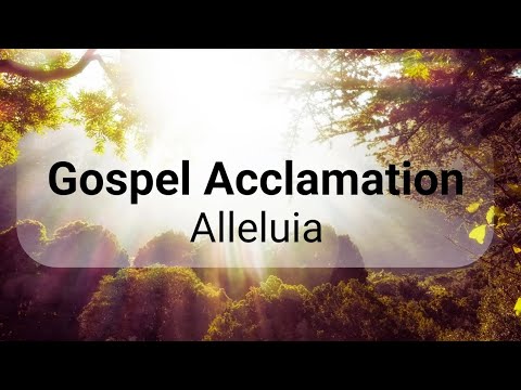 Gospel Acclamation - Alleluia | Pre - Gospel for Holy Mass - YouTube