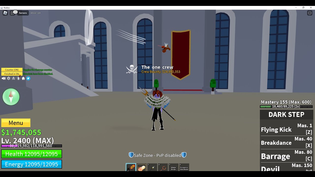 dough+darkstep+spikeytrident combo 1 shot 30m #bloxfruits - YouTube