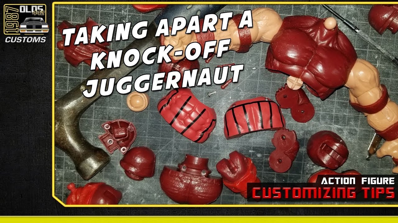 Marvel Legends Knock Off Juggernaut Tear-down Tutorial - YouTube
