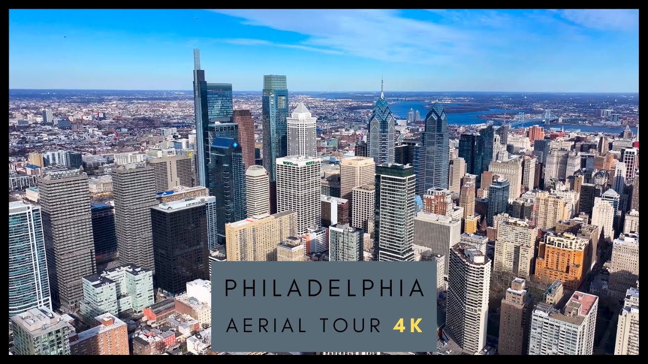 PHILADELPHIA - 4K DRONE AERIAL SKYLINE TOUR 💯 - YouTube