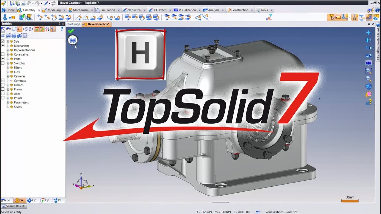 TopSolid 7 : Hide and Show - YouTube