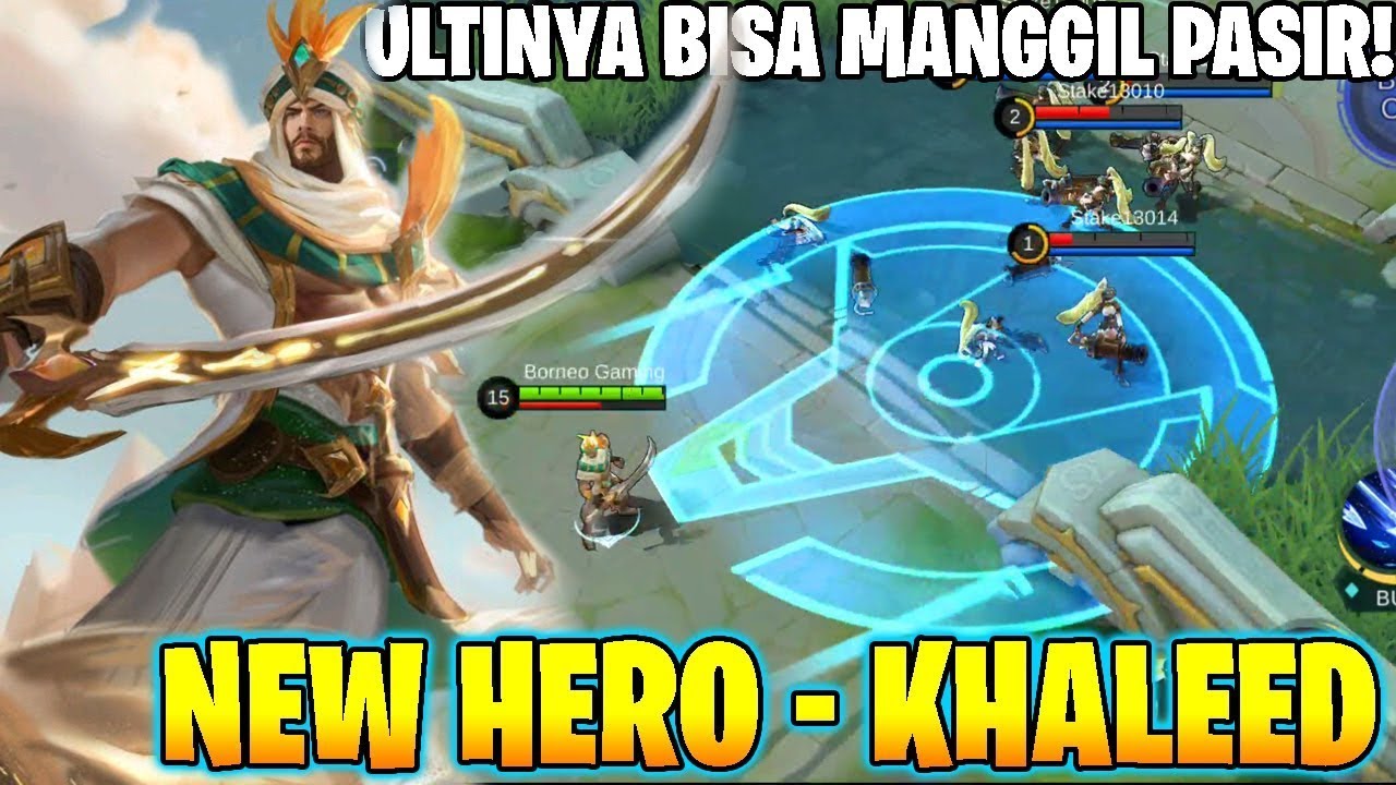 Hero baru mobile legend mlbb | hero mobile legend fhigter khaleed - YouTube