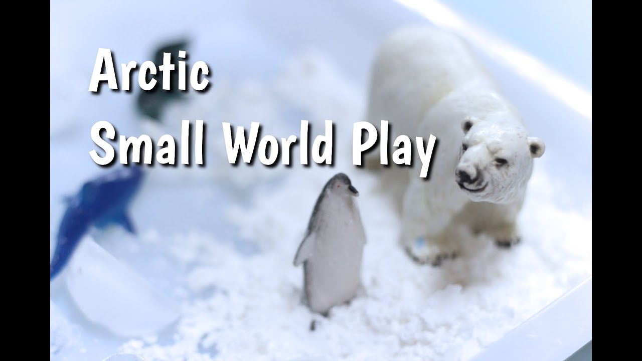 Arktyka: sensoryczna zabawa dla dzieci | Arctic Small World Play - YouTube