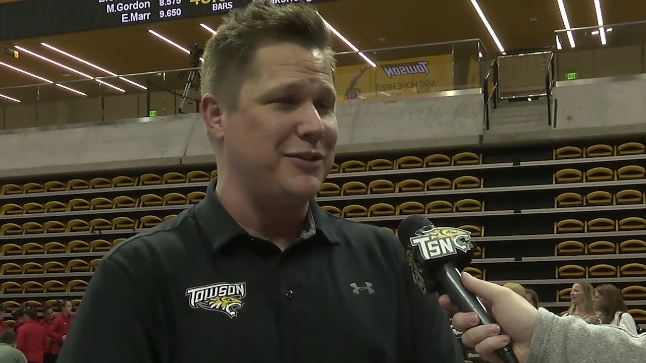 Head Coach Jay Ramirez discusses Towson Gymnastics' Win in Home Opener ...