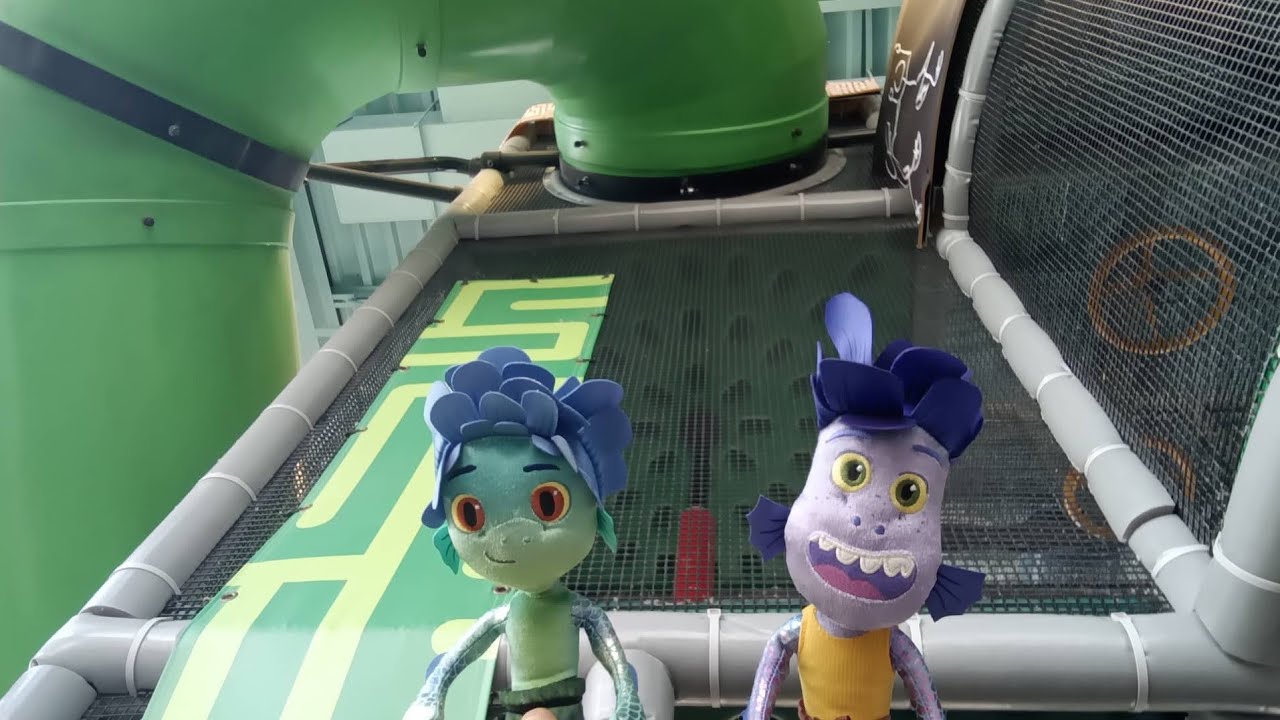 Disney Luca plush: Adventure at McDonald's play place - YouTube