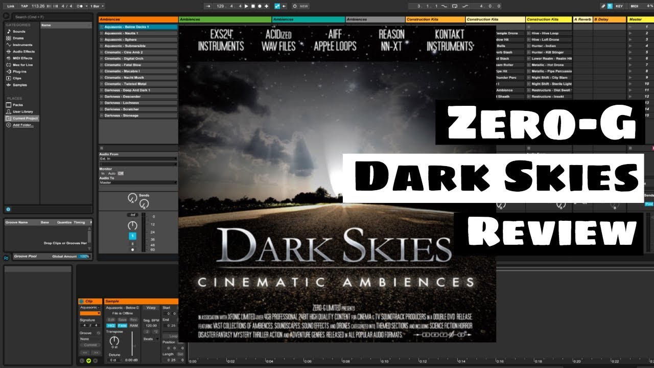 Zero-G Dark Skies Review - A Sample Library Full Of Dark Soundscapes ...
