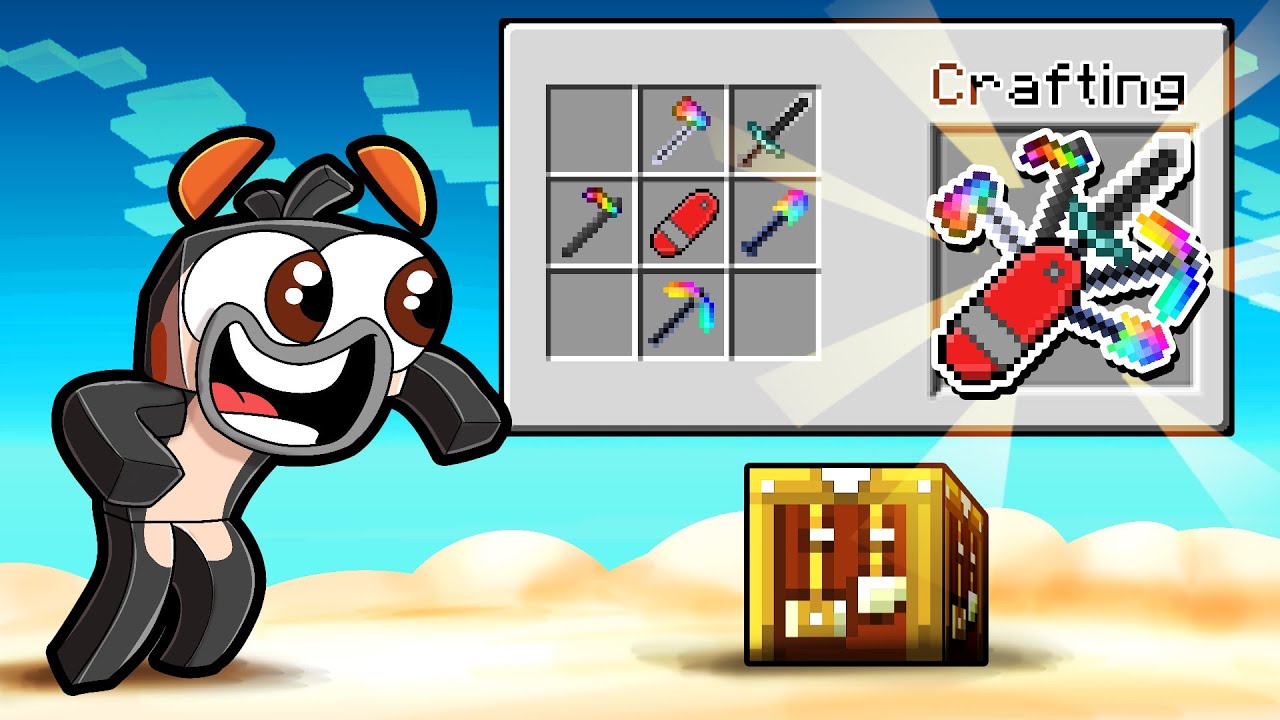 My Collection of GODLY INFINITY TOOLS! (Scramble Craft! - YouTube