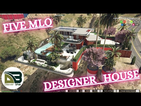 Designer House - Fivem Mafia Mansion - Fivem beautiful interior - Fivem ...
