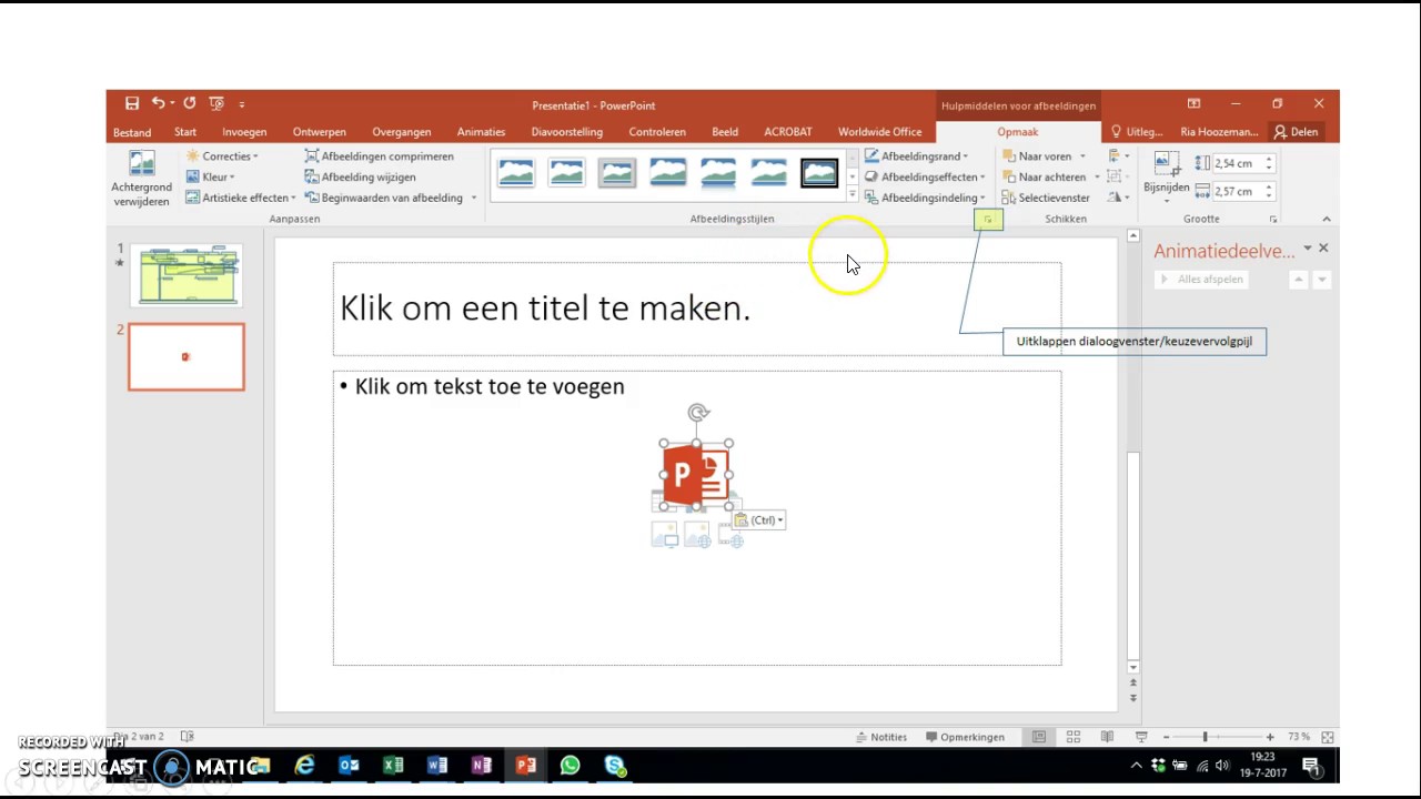 Benamingen Powerpointscherm - YouTube
