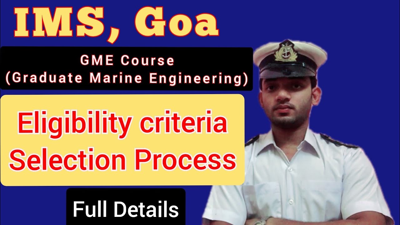 IMS,Goa / GME Course Selection Process // Eligibility Criteria / Full ...