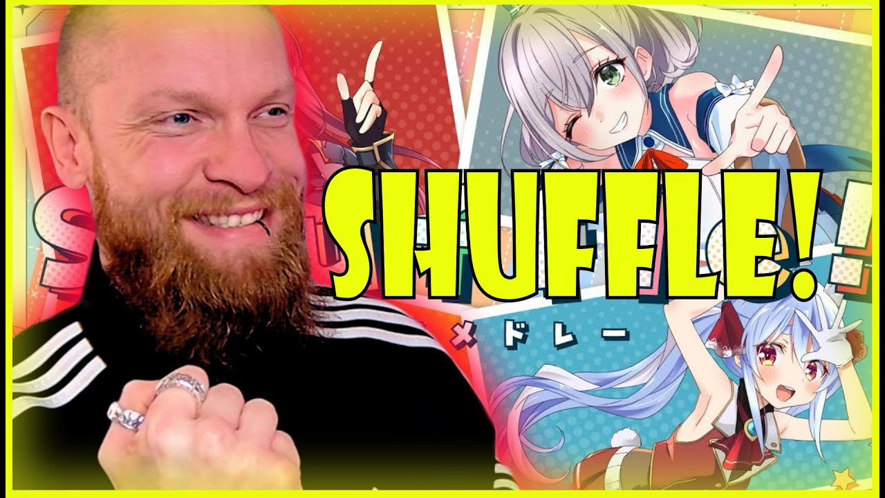 WHAT!!【Shuffle!】 3期生メドレー Hololive SUPER EXPO 2023 Reaction - YouTube