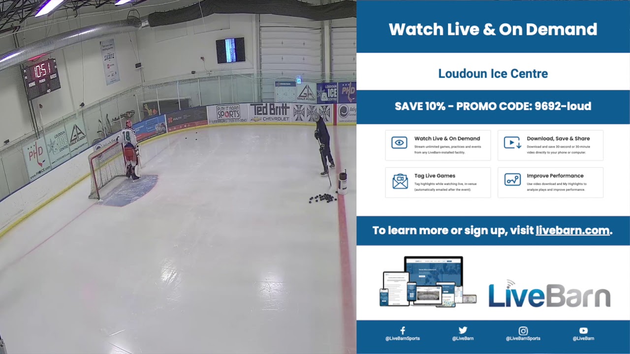 Loudoun Ice Centre Now Has Live Barn - YouTube