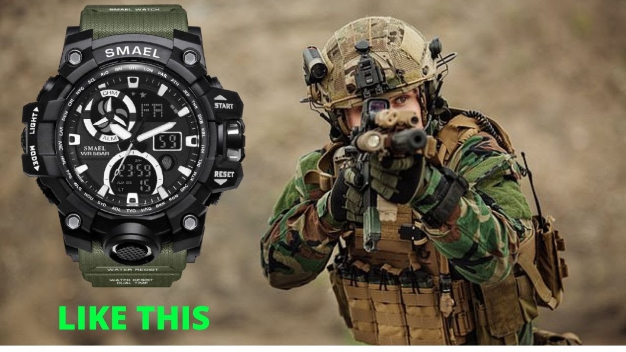 Army Watches Brand Digital Backlight Watch Men Military LED ...