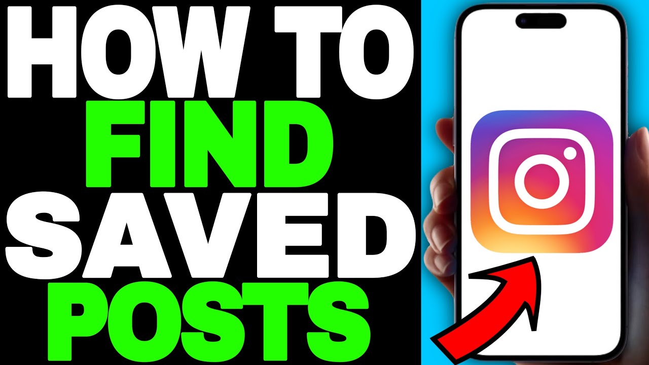 How To Find Saved Posts On Instagram - 2024 - YouTube