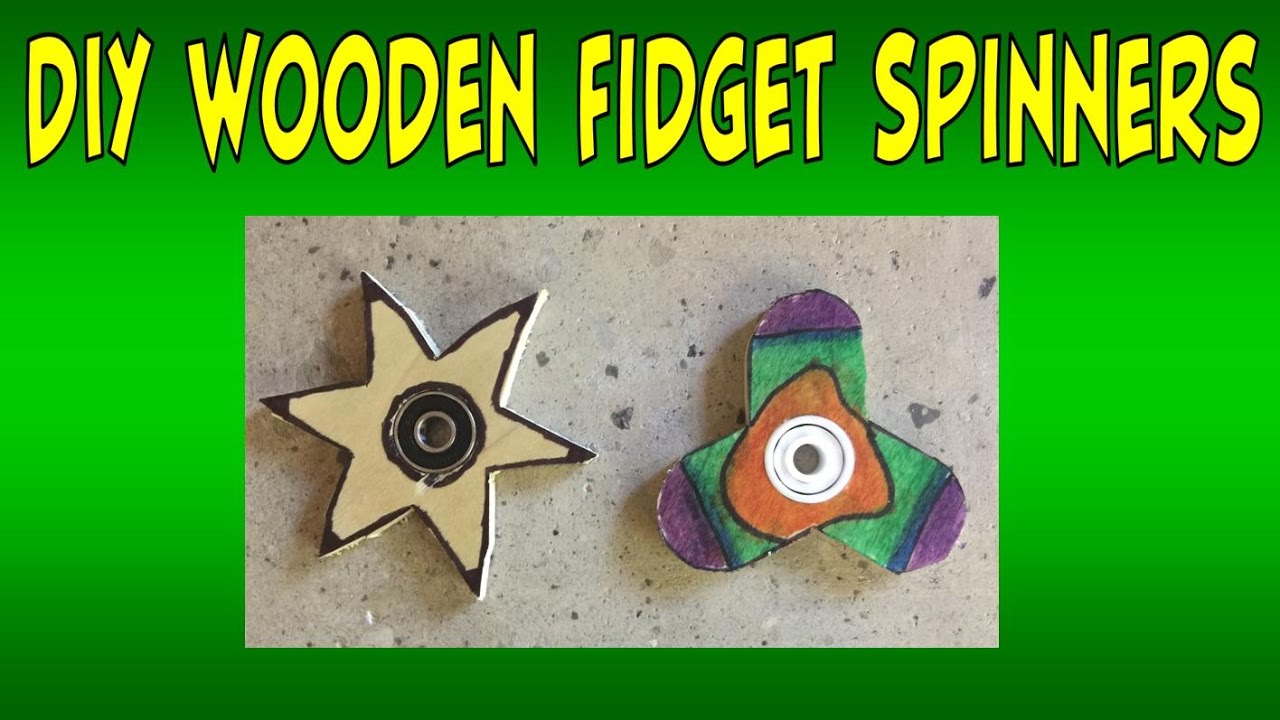 DIY HOMEMADE WOOD FIDGET SPINNER | Giveaway Updates - YouTube