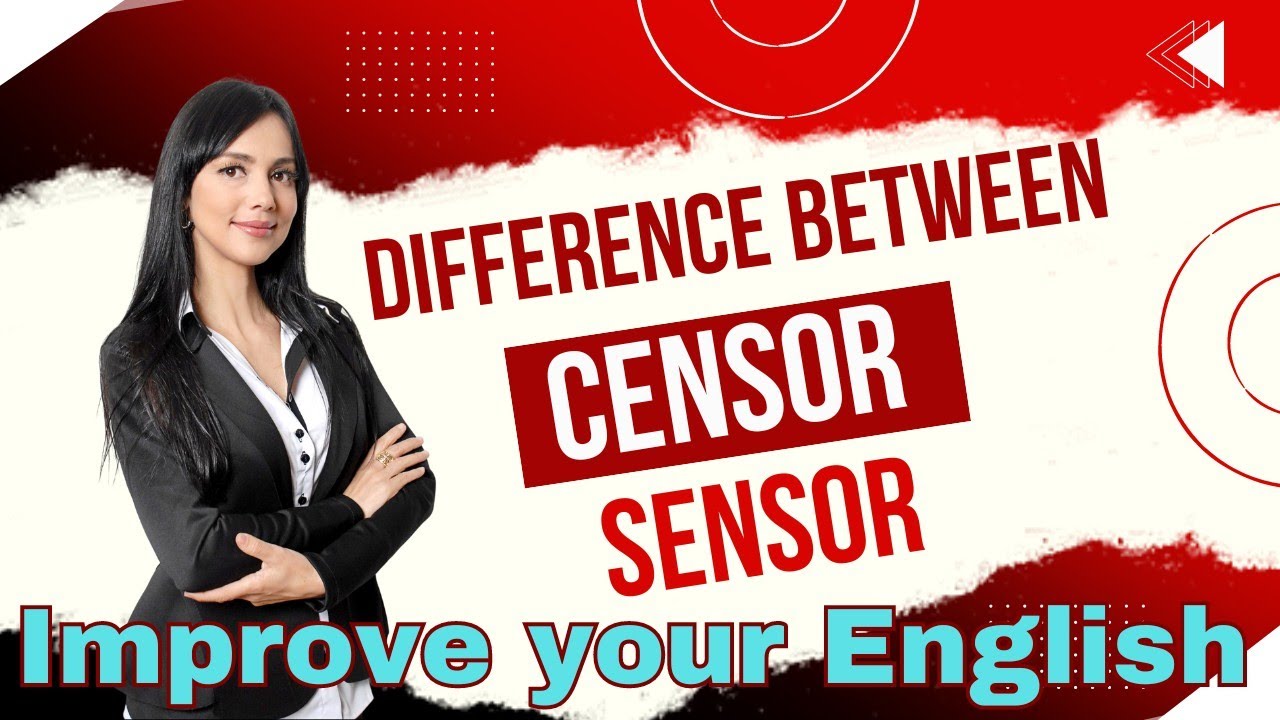 difference between censor and sensor#englishguru - YouTube
