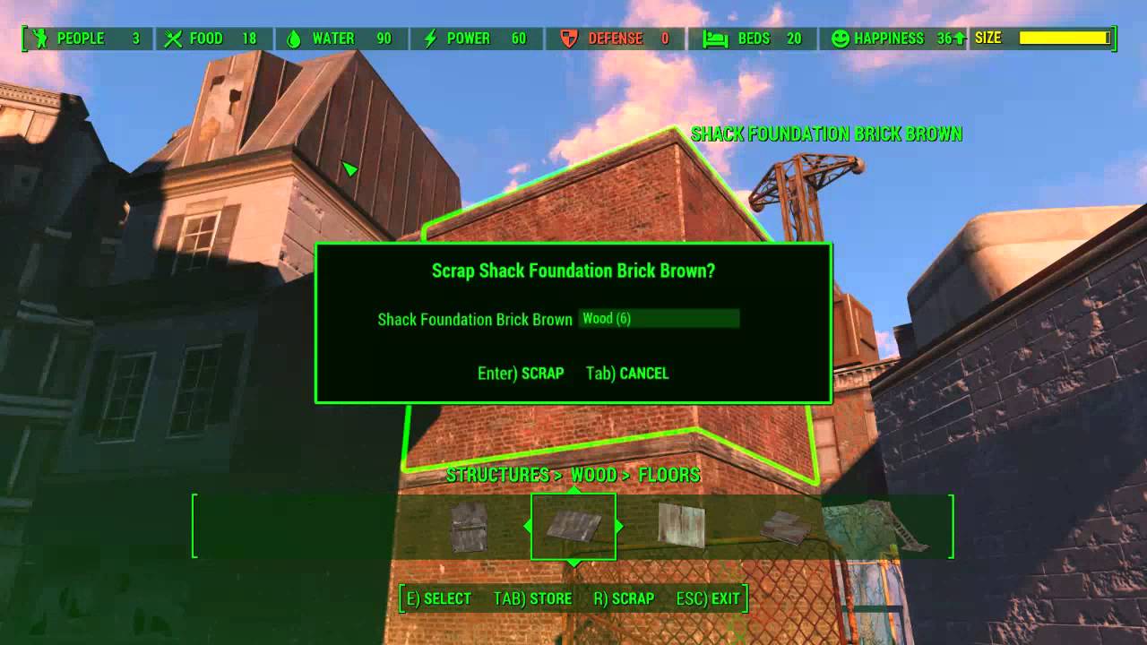 fallout 4 brick walls - YouTube