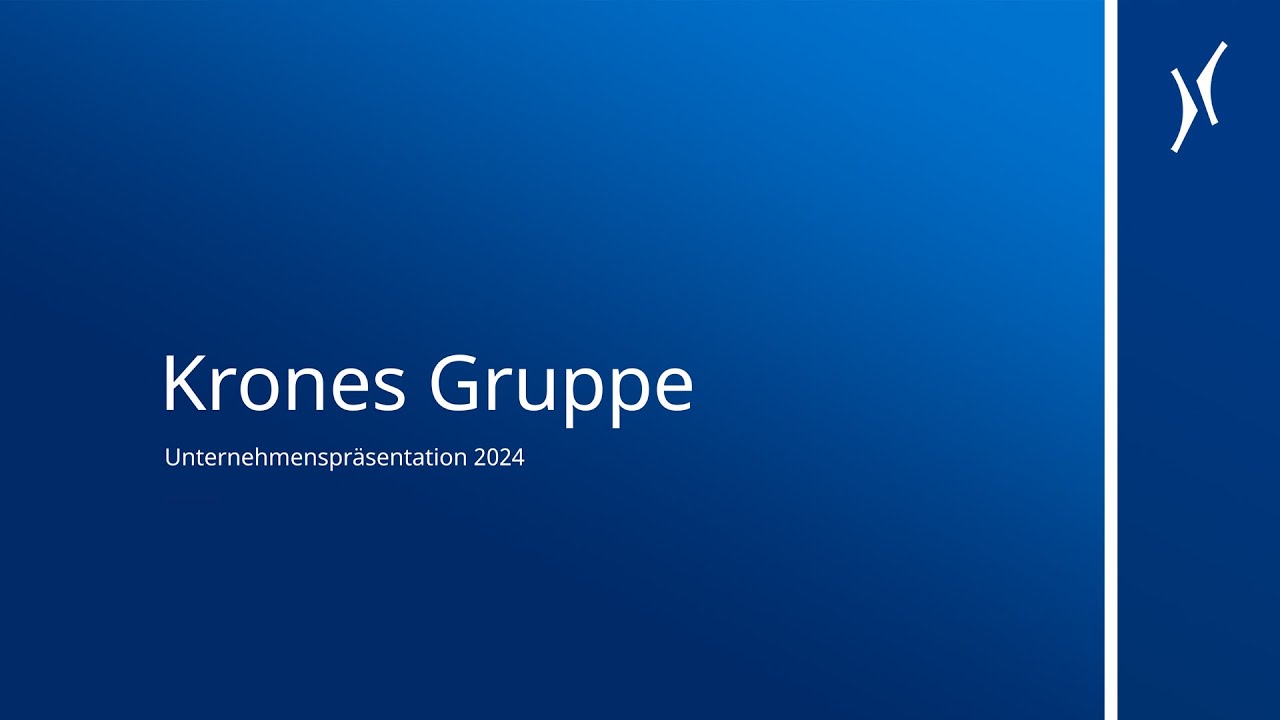 Unternehmenspräsentation Krones 2024 - YouTube