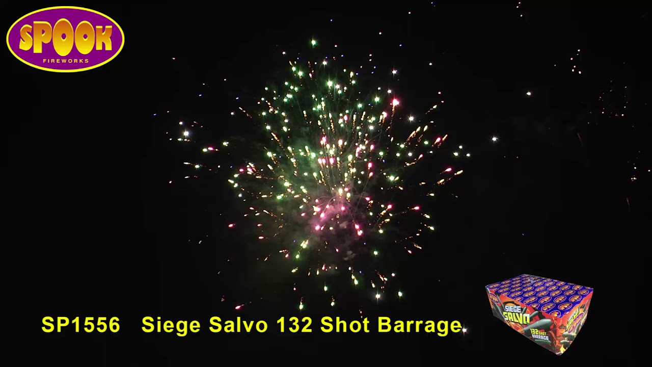 SP1556 Siege Salvo 132 Shot Barrage - YouTube