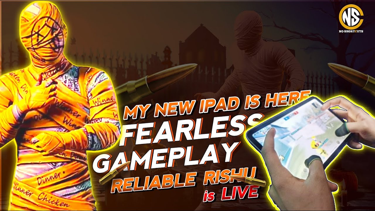 BGMI LIVE || FEARLESS GAMEPLAY IN MYIPAD MINI 6 | RELIABLE RISHU ...