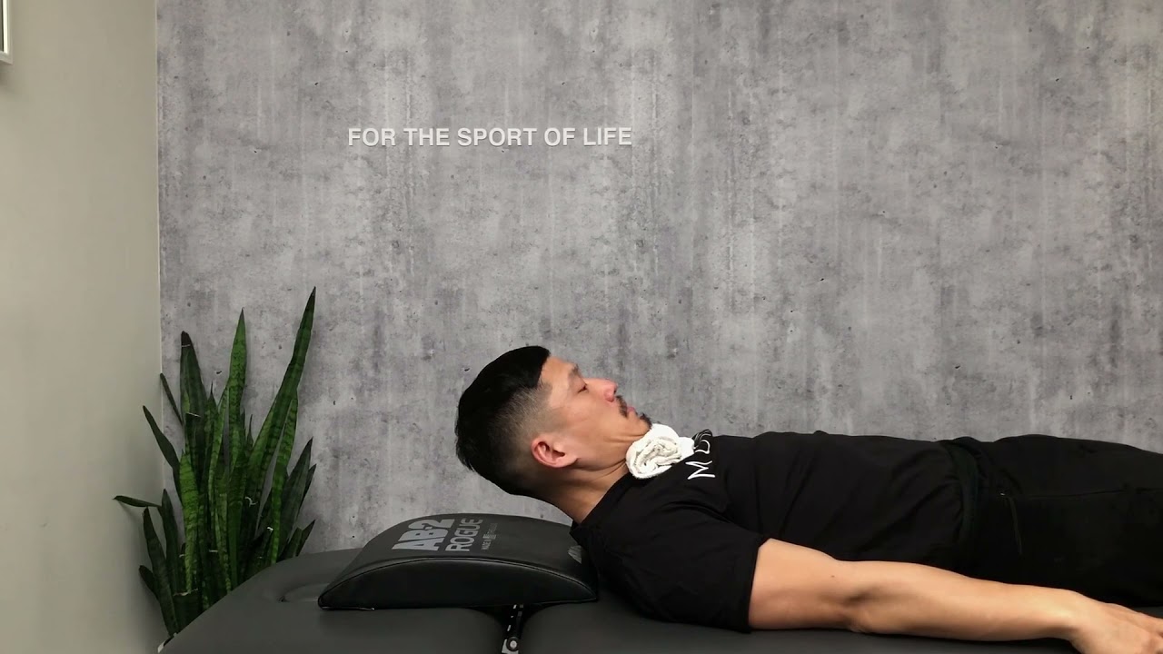 Supine Cervical Retraction with Lift-off - YouTube