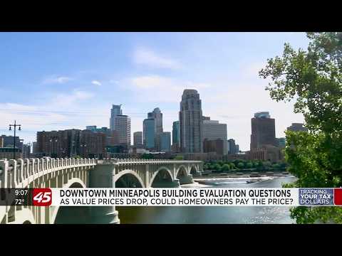 Downtown Minneapolis building values dropping, homeowners could pay the price