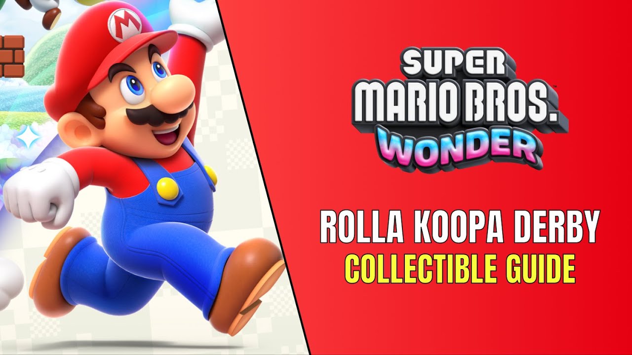 Super Mario Bros. Wonder Rolla Koopa Derby All Collectible Locations ...