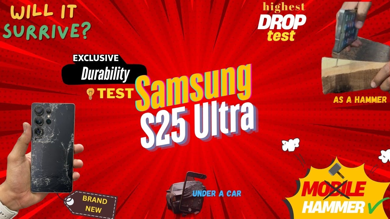 Samsung S25 Ultra Durability Test–Can It Survive?@SamsungIndia @Samsung ...