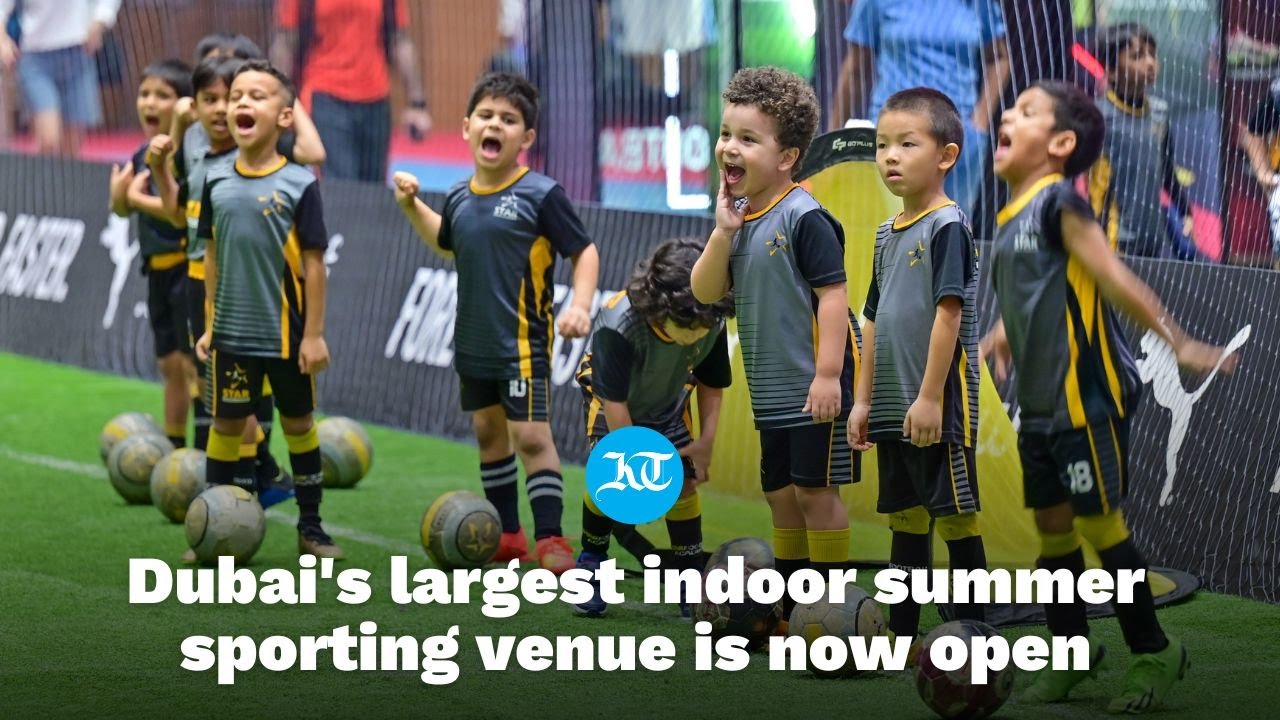Dubai's largest indoor summer sporting venue is now open - YouTube