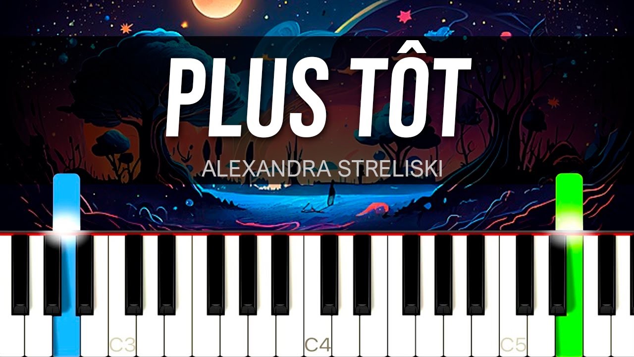 Plus Tôt - Alexandra Streliski | PIANO SHEET MUSIC + MIDI 🎹 - YouTube