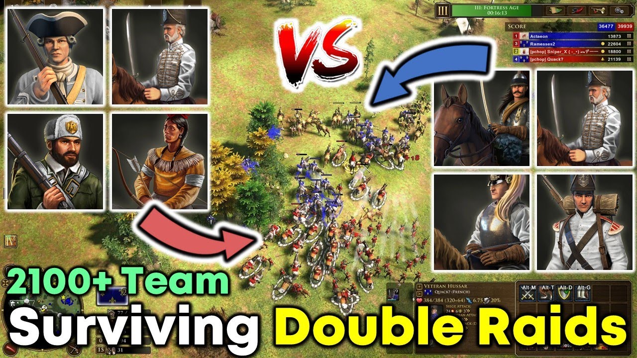 2025010402(Ranked) Surviving Double Raids | 2100+ Team - YouTube