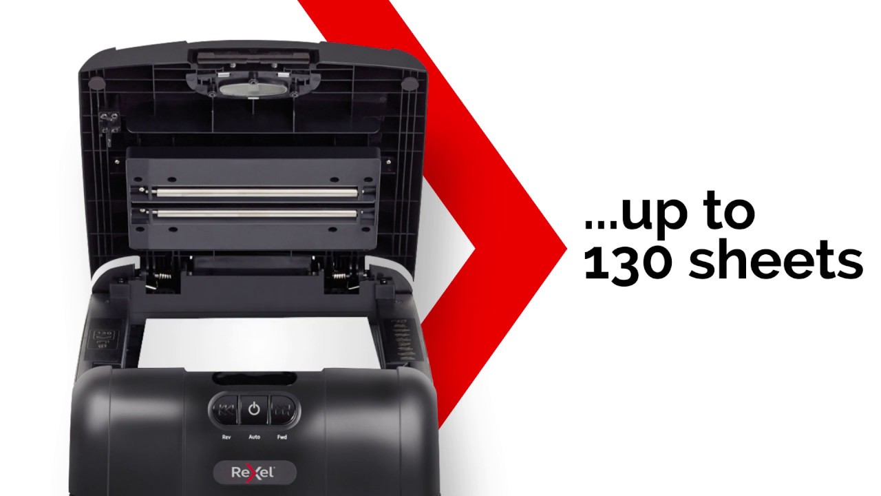 Rexel Auto+ 130X Micro Cut Paper Shredder- Product Video (EN) - YouTube