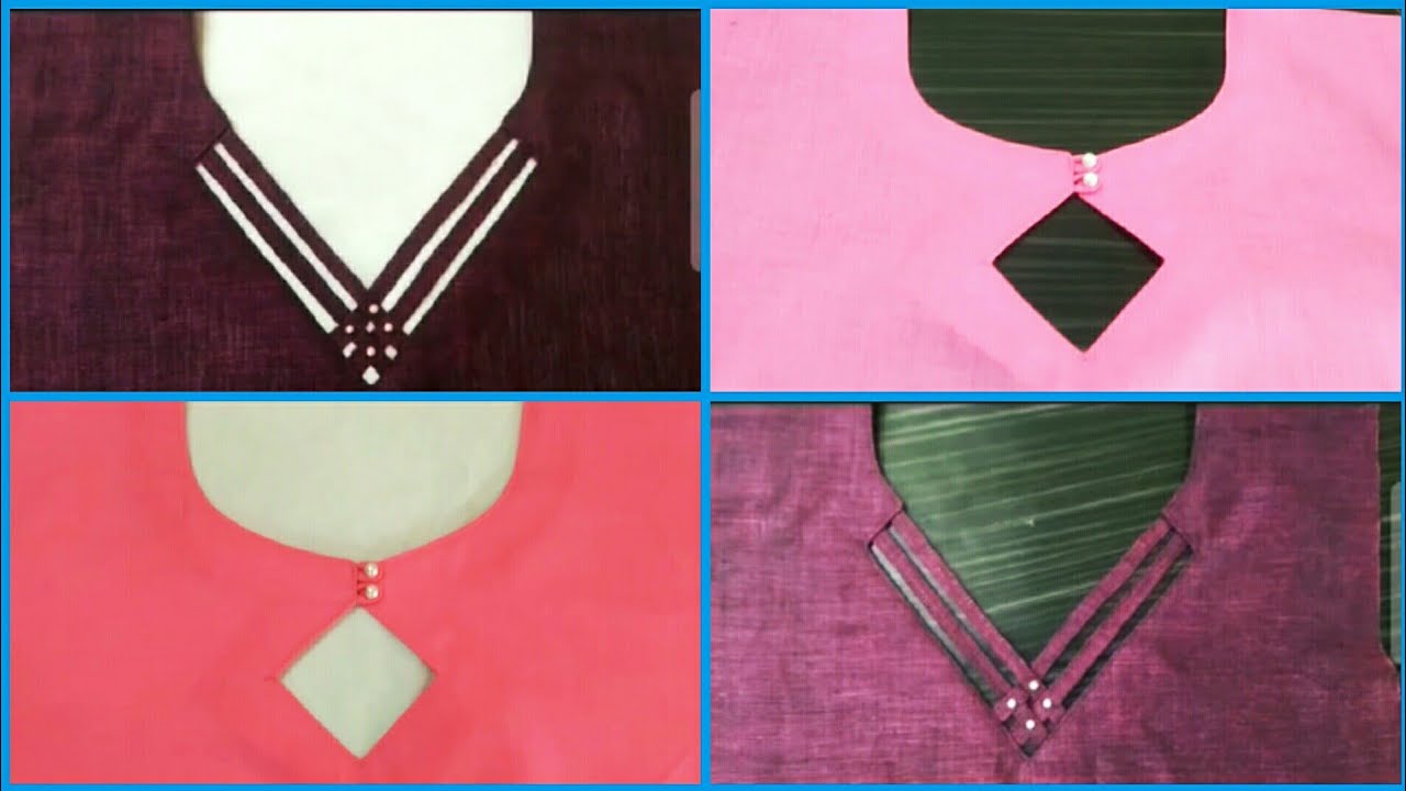 2 different types neck design cutting and stitching easy method | - YouTube
