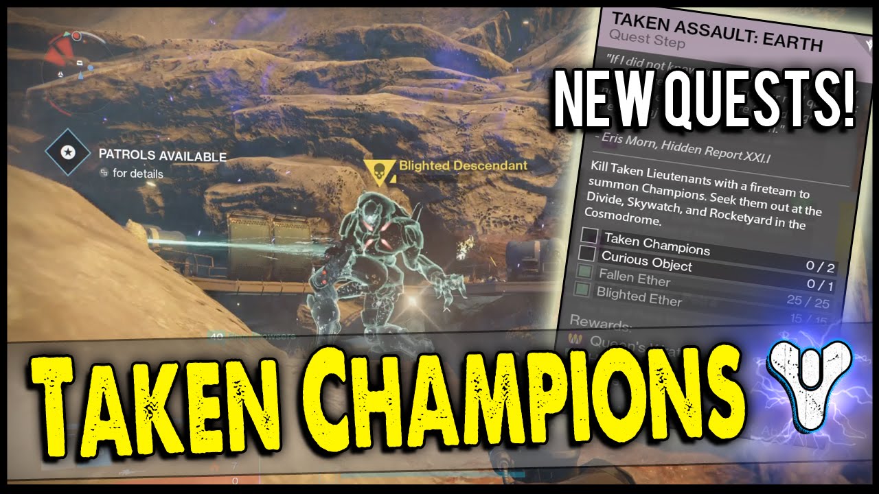 Destiny: The Taken King How to Find the Taken Champions! - YouTube
