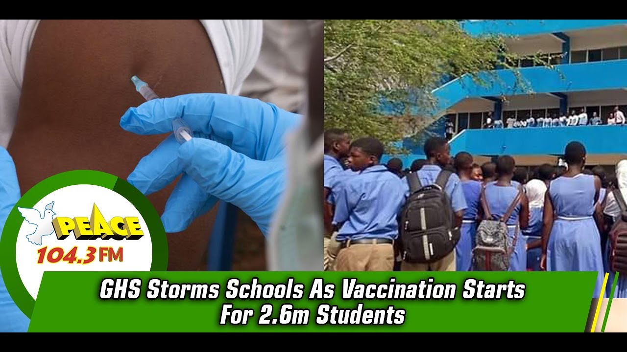 GHS Storms Schools As Vaccination Starts For 2.6m Students - YouTube