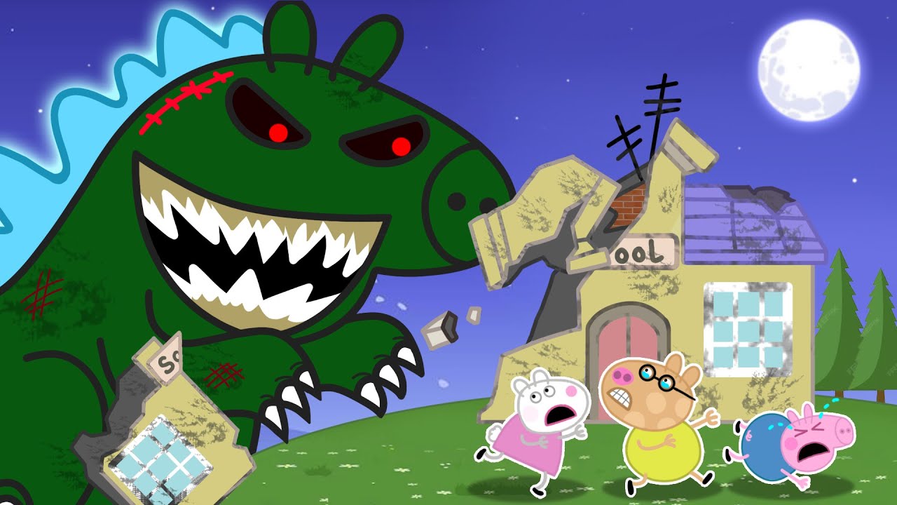 Peppa Pig: GIANT Godzilla VS King Kong EPIC BATTLE! | Peppa Pig ...