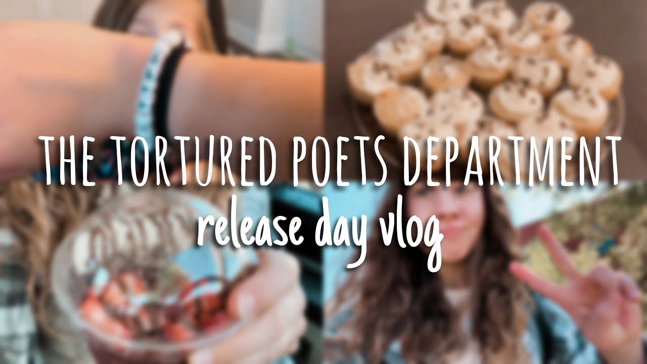 release day vlog for THE TORTURED POETS DEPARTMENT 🤍🎞️ spend the day with me! - YouTube