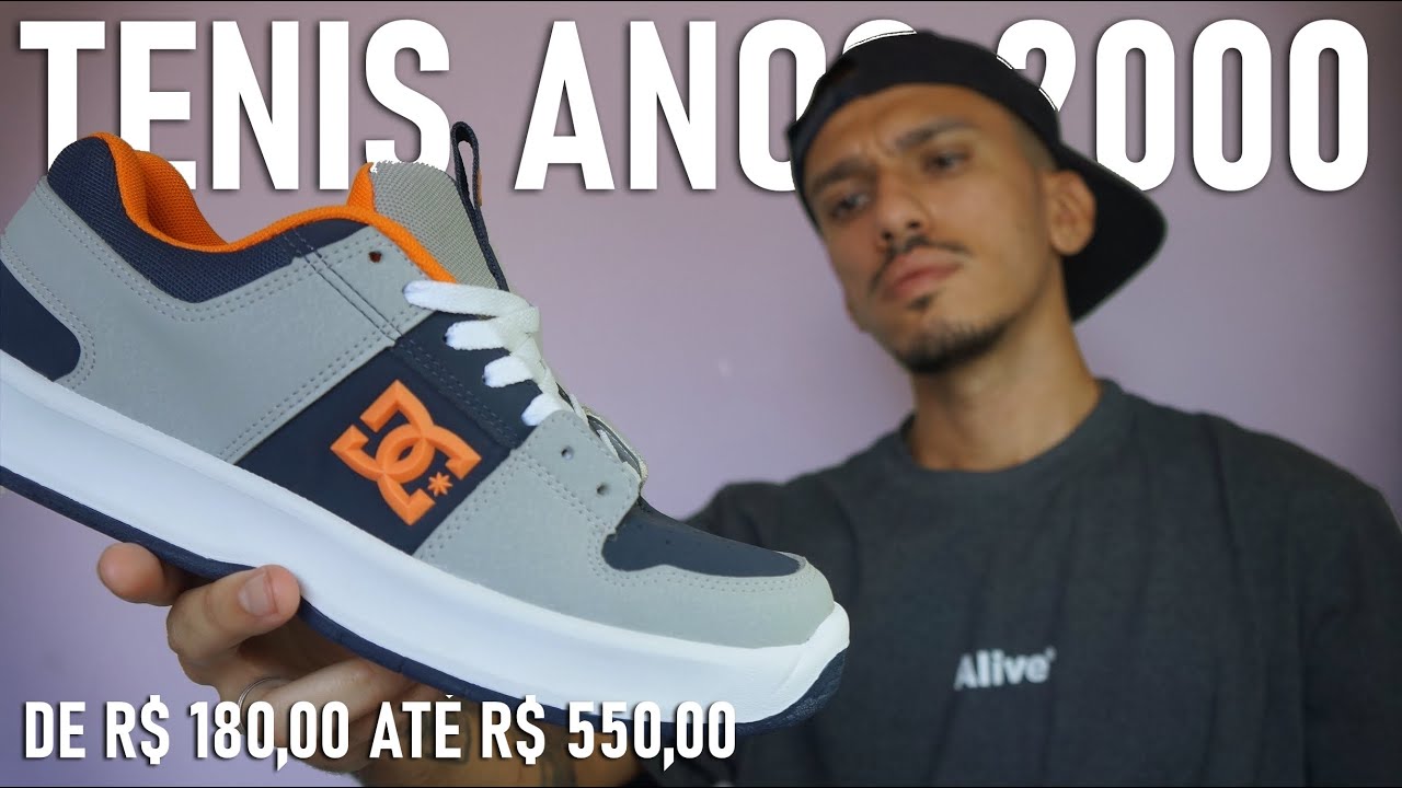Tênis ANOS 2000 de R$ 180,00 até R$ 550,00 - YouTube