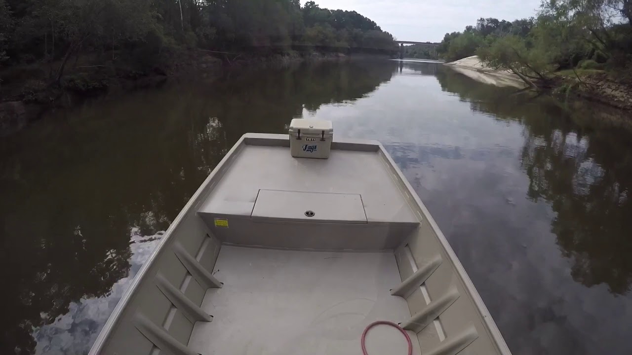 1856 alweld 150 yamaha jet foot running shallow - YouTube